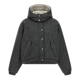Brunello Cucinelli Damen, Jacken, Grau, MGr&ouml;&szlig;e