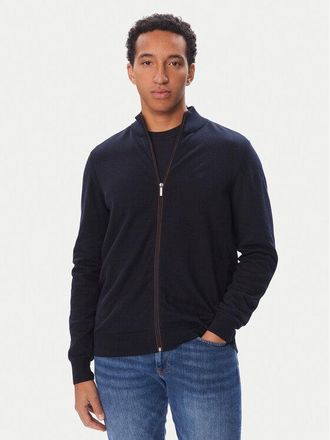 Bugatti Strickjacke 7600-25520F Dunkelblau Regular Fit