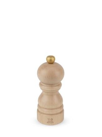 Peugeot Moulin &agrave; Poivre Paris 12 cm - R&eacute;glage Classique - En Bois Labellis&eacute; PEFC - Fabrication Fran&ccedil;aise - Coloris Naturel