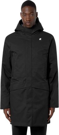 K-Way Homme, Manteaux, Noir, Taille: 3XL Jarno Twill Marmotta Parka