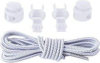 Generic Lacets &eacute;lastiques sans cravate, lacets r&eacute;glables en caoutchouc pour chaussures de sport lacets en silicone, t, Taille unique pour tous