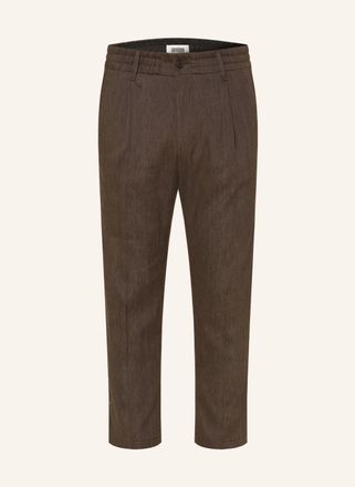 Drykorn Drykorn Anzughose Chasy Extra Slim Fit Mit Leinen braun
