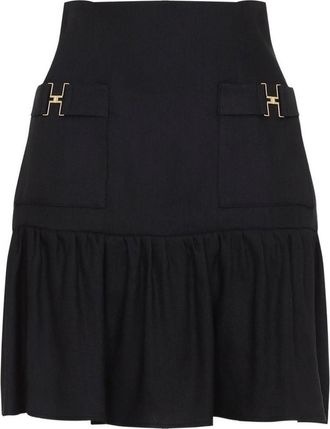 Elisabetta Franchi Mini Jupe - Noir