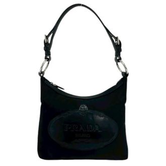 Prada Sac bandouli&egrave;re vintage Pre-owned en nylon - Femme - Pre-owned - Noir - Taille: ONE Size