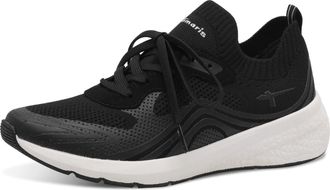 Tamaris Schnürer Damen Vegan sportlich schwarz,EU 39