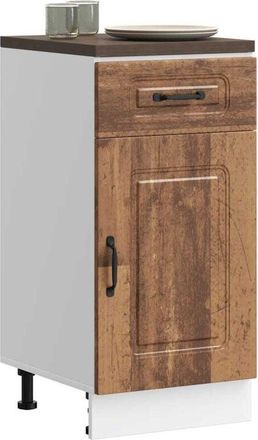 vidaXL Vidaxl - Armoire de cuisine Kalmar vieux bois bois ding&eacute;nierie