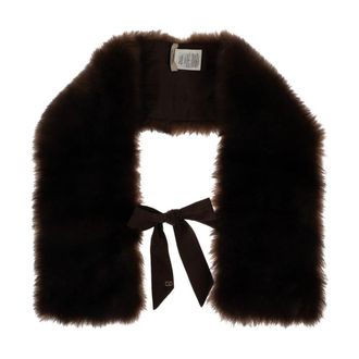 Valentino Garavani Lammfellschal - - Accessories - Damen - Braun - ONE SIZE