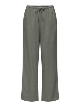 Only Schlupfhose ONLBRUXELLES MW LIN BL TIE PANT PNT NOOS Sommerhose mit Leinen