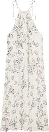 Anine Bing Robe Au Genou - Blanc
