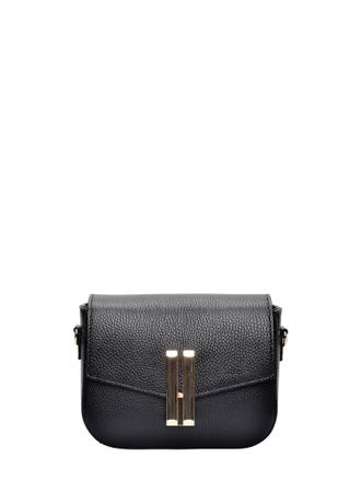 Anna Luchini Schwarz Rindsledertasche