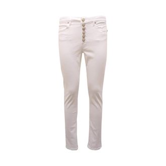 Dondup Skinny Fit Hose - - Trousers - Damen - Wei&szlig; - W30