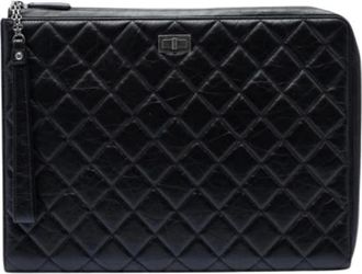 Chanel Pre-owned Sac bandouli&egrave;re matelass&eacute; en cuir dagneau - Femme - Pre-owned - Noir - Taille: ONE Size
