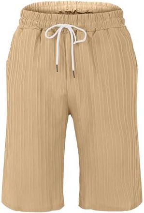 Generic Short de bain pour homme - Short de plage d&eacute;t&eacute; - S&eacute;chage rapide - Short de bain pour homme, kaki, XXL