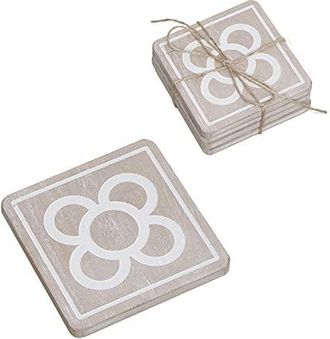 Dcasa 4er Set Untersetzer Panot Natur