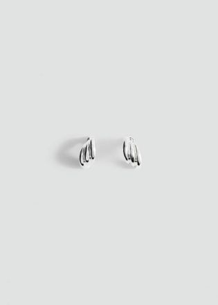 Mango Semi-cr&eacute;oles relief argent - Femme - Taille unique - MANGO