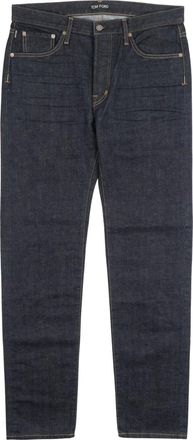 Tom Ford Homme, Jeans, Bleu, Taille: W33 Jean en Denim Selvedge Coupe Standard