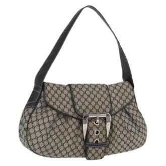 Celine Sac &agrave; bandouli&egrave;re vintage en toile Pre-owned - Femme - Pre-owned - Beige - Taille: ONE Size