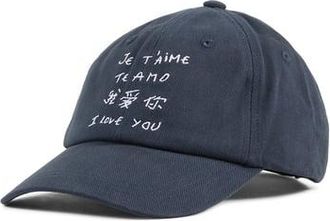 Maison Labiche Casquette brod&eacute;e Je taime en coton