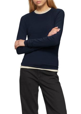 QS by s.Oliver Damen 2158838 Langarmshirt, 5872, X-Small