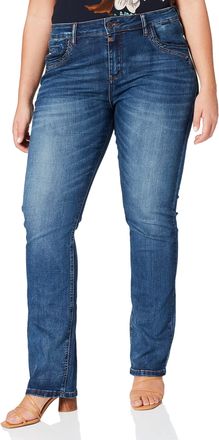 Timezone Damen Slim TahilaTZ Womanshape Freizeithose, Skylight Blue wash, 30