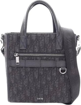 Dior Sac bandouli&egrave;re 2-en-1 Oblique Safari Pre-owned - Homme - Pre-owned - Noir - Taille: ONE Size