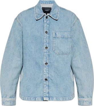 Rag & Bone Homme, Vestes, Bleu, Taille: XL Veste en jean