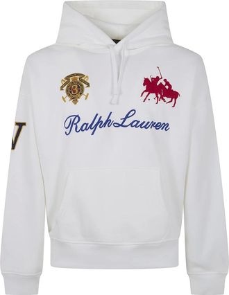 Polo Ralph Lauren Homme, Sweatshirts et sweats &agrave; capuche, Blanc, Taille: L SweaT-shirts &agrave; capuche