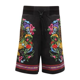 Versace Panel Garden Bermuda Shorts Couture - - Shorts - Herren - Schwarzk - S