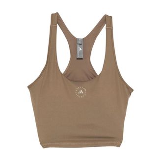 adidas by Stella McCartney aSMC TST Crop - Femme - Sport - Brun - Taille: 38 FR