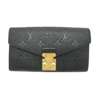 Louis Vuitton Portefeuille long Pre-owned (bi-pli) - Femme - Pre-owned - Noir - Taille: ONE Size