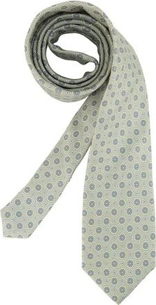 Ascot Herren Krawatte gr&uuml;n Seide gemustert