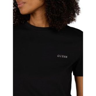 Guess T-shirt Tracey &agrave; logo brillant en coton m&eacute;lang&eacute;