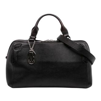 Cartier Pre-owned Vintage Satchel - Femme - Pre-owned - Noir - Taille: ONE Size