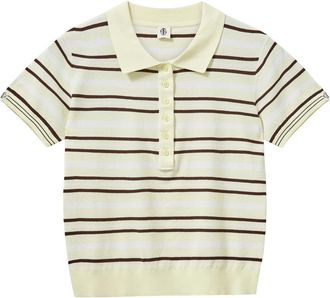 The Garment Femme, Tops, Multicolore, Taille: 36 FR Polo ray&eacute; en m&eacute;lange de viscose