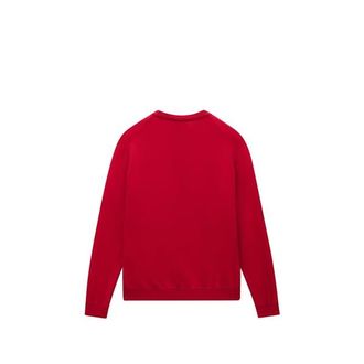 Napapijri Pull droit Decatur 2.0 &agrave; logo brod&eacute; en coton