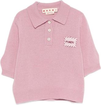 Marni Femme, Pulls, Rose, Taille: 34 FR Pull Polo en cachemire