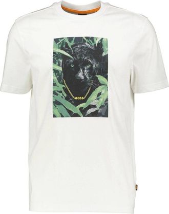BOSS Herren T-Shirt aus Baumwolljersey TE_ANIMALI Regular Fit