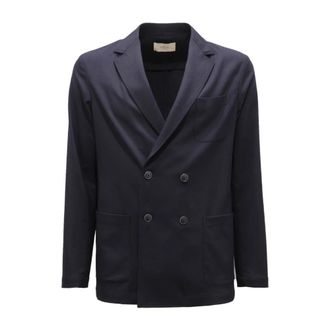 Altea Biagio Zweireihiger Blazer - - Jackets - Herren - Blau - M