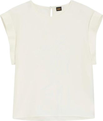 HUGO BOSS T-Shirt-Bluse - - Tops - Damen - Wei&szlig; - S
