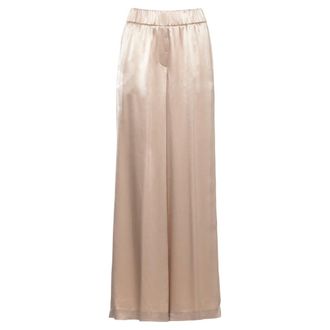 PESERICO Femme, Pantalons, Jaune, Taille: 38 FR Wide Pantalons