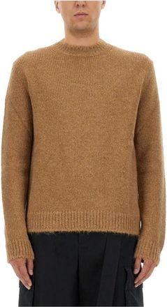 Jil Sander Homme, Pulls, Beige, Taille: L Pull ras du cou