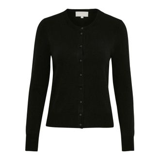 Inwear Schwarzer Cardigan mit Knopfverschluss - - Knitwear - Damen - Schwarzk - M