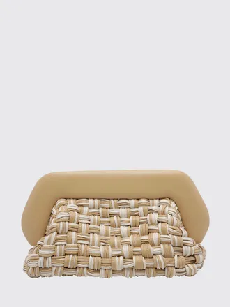 Themoir&egrave; Bios Clutch aus geflochtenem veganem Leder mit abnehmbarem und verstellbarem Riemen