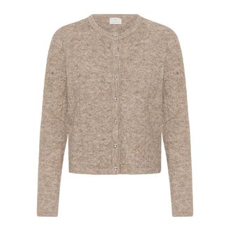 Kaffe Kamelanie Cardigan - - Knitwear - Damen - Beige - S