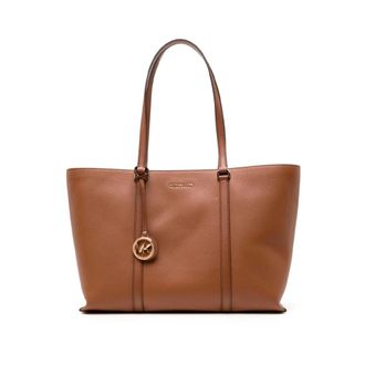 Michael Kors Femme, Sacs, Brun, Taille: ONE Size Grand Cabas Temple