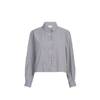 Saison 1865 Chemise col classique en n coton m&eacute;lang&eacute;