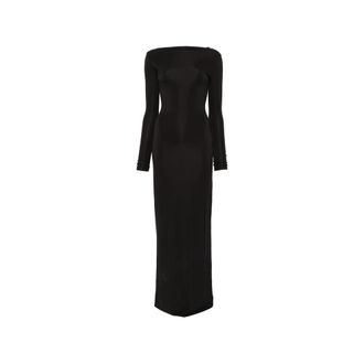Cult Gaia Armand Long-sleeve Maxi Dress