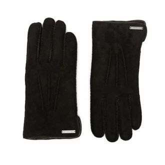 Corneliani Handschuhe mit Logo-Plakette - - Accessories - Herren - Braun - 9 IN