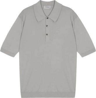 John Smedley Homme, Tops, Gris, Taille: L Isis Polo