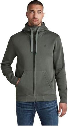 G-Star Homme Sweat Premium Core Hooded Zip, Gris (Graphite D16122-C235-996), XXL